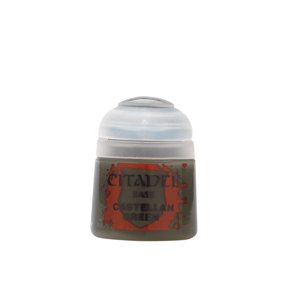 Citadel Colour Paint Base Castellan Green - Sanctum Games