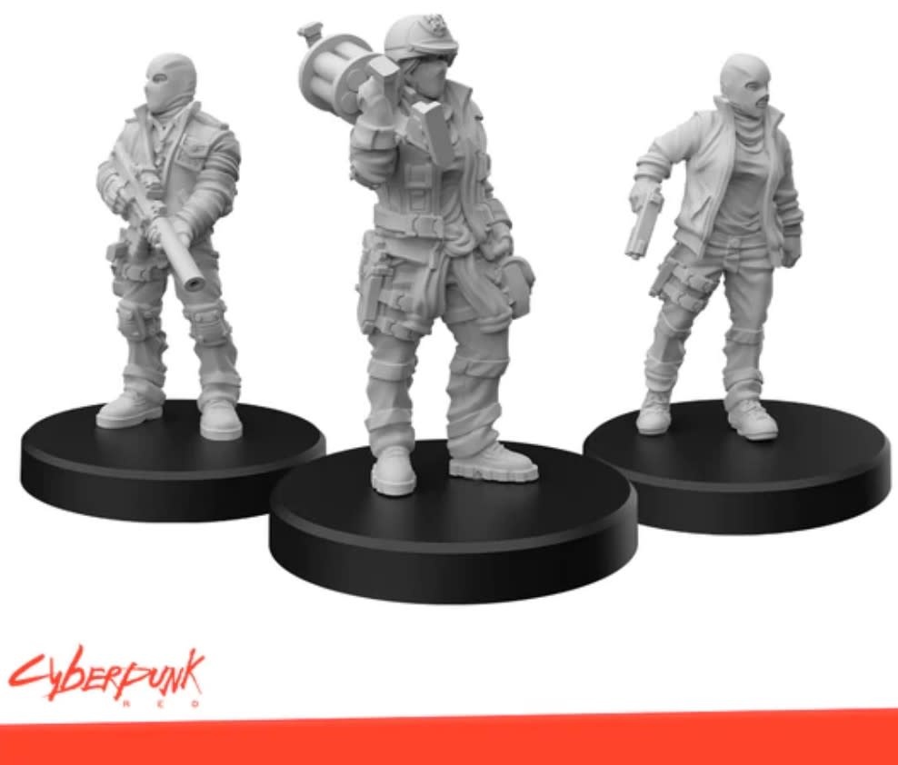 Cyberpunk RED Minis: Combat Zoners - Sanctum Games