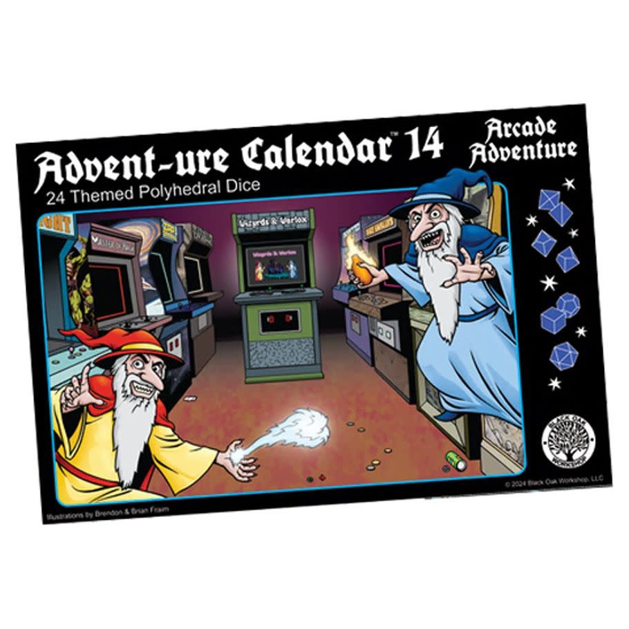 Advent-ure Dice Calendar: Arcade Adventure (Set 14) - Sanctum Games