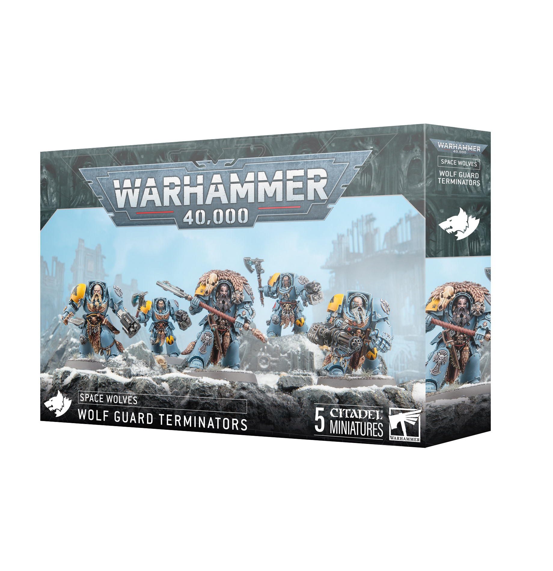 Warhammer 40K: Space Wolves: Wolf Guard Terminators - Sanctum Games