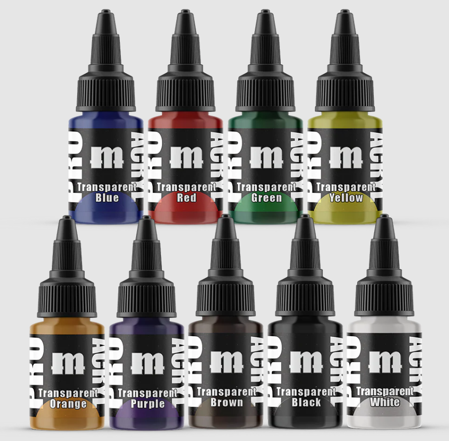Pro Acryl Paint Expansion Set Two: Transparents! - Sanctum Games