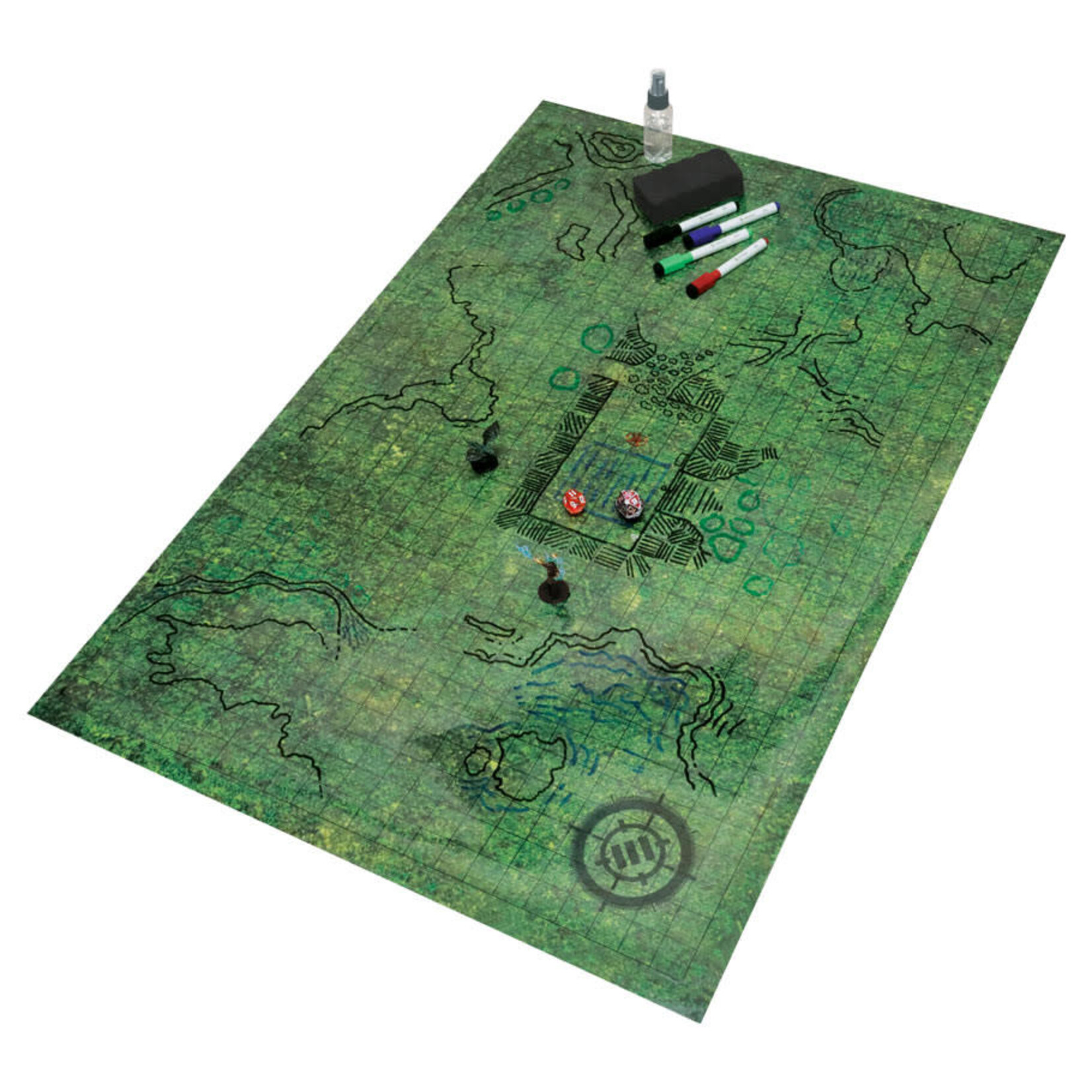 Enhance: Grid Mat: Grass - Sanctum Games