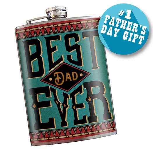 Best Dad Flask - The Periwinkle Shoppe
