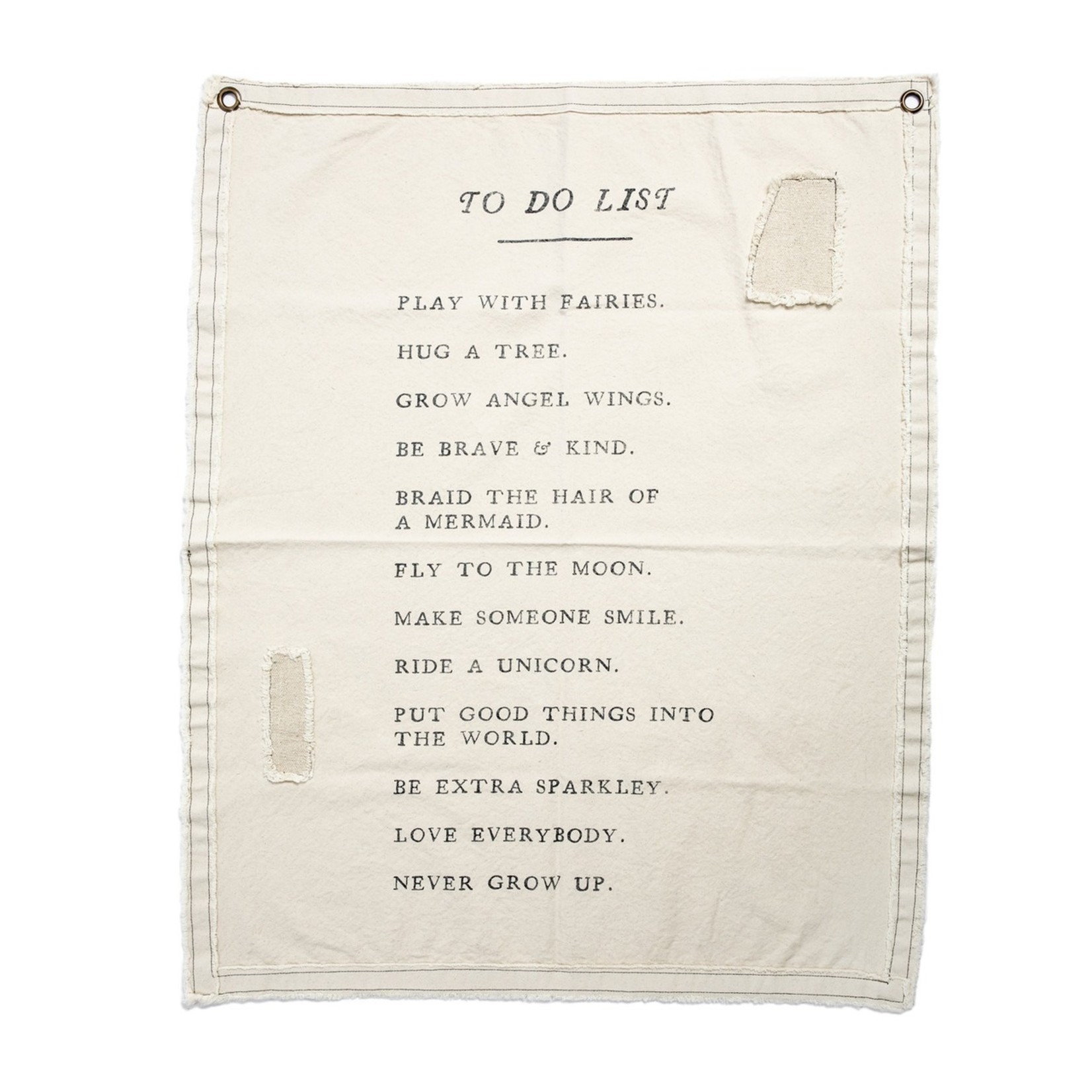 To Do List Wall Tarp 31.5x40 - The Periwinkle Shoppe