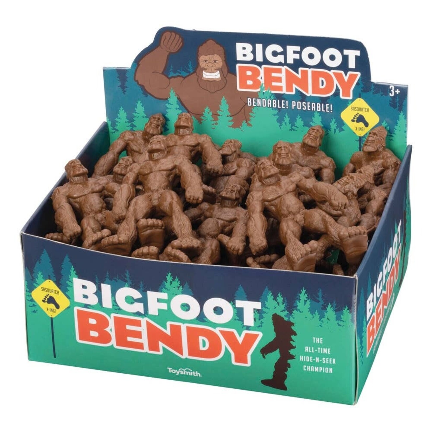 Sasquatch Bigfoot Bendy Stretch Toy - The Periwinkle Shoppe