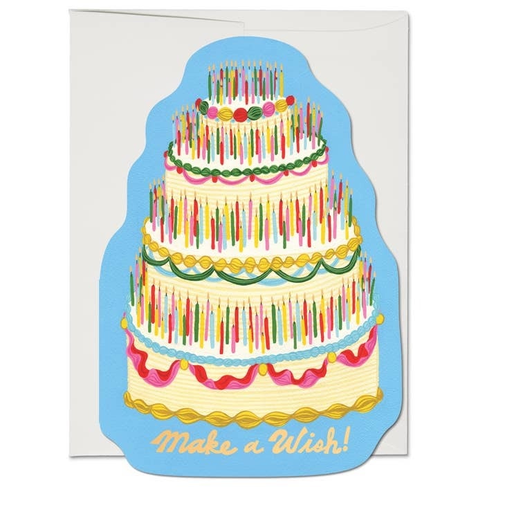 Greeting Card Make A Wish Birthday Card - The Periwinkle Shoppe