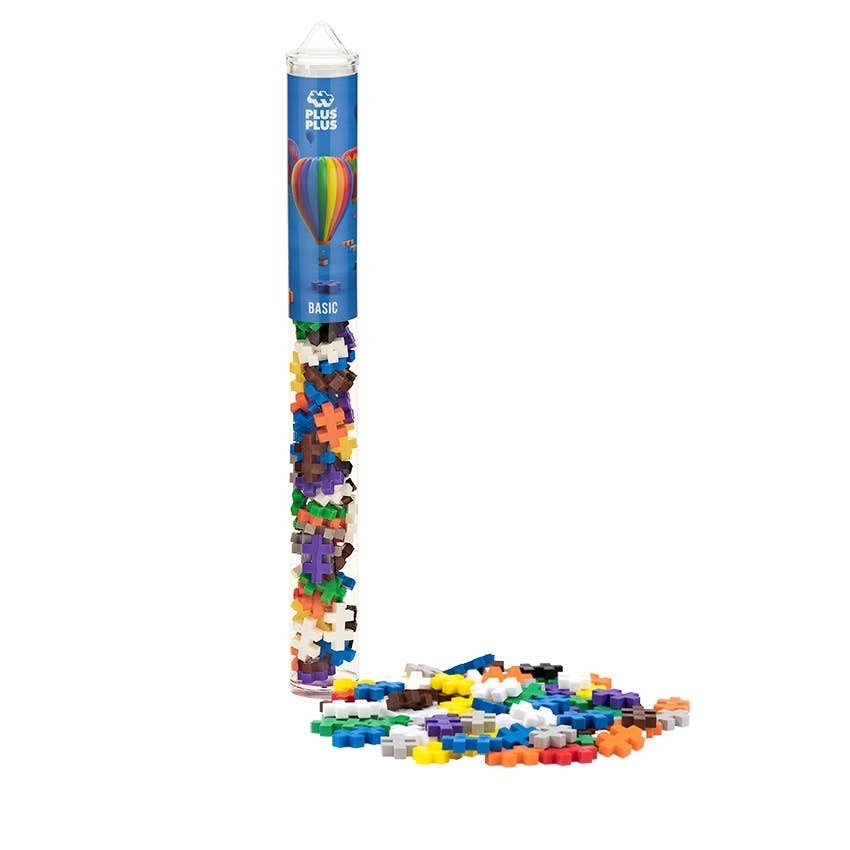 Plus Plus Mini Maker Tube Block Set 70 piece Basic, Alien, Superhero ...