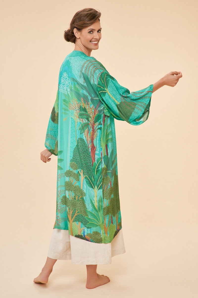 Powder UK Powder UK Secret Paradise Aqua Kimono - The Periwinkle Shoppe