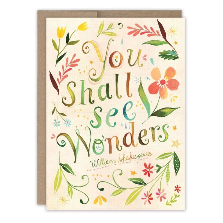 See Wonders Graduation card Katie Daisy Biely Shoaf - The Periwinkle Shoppe