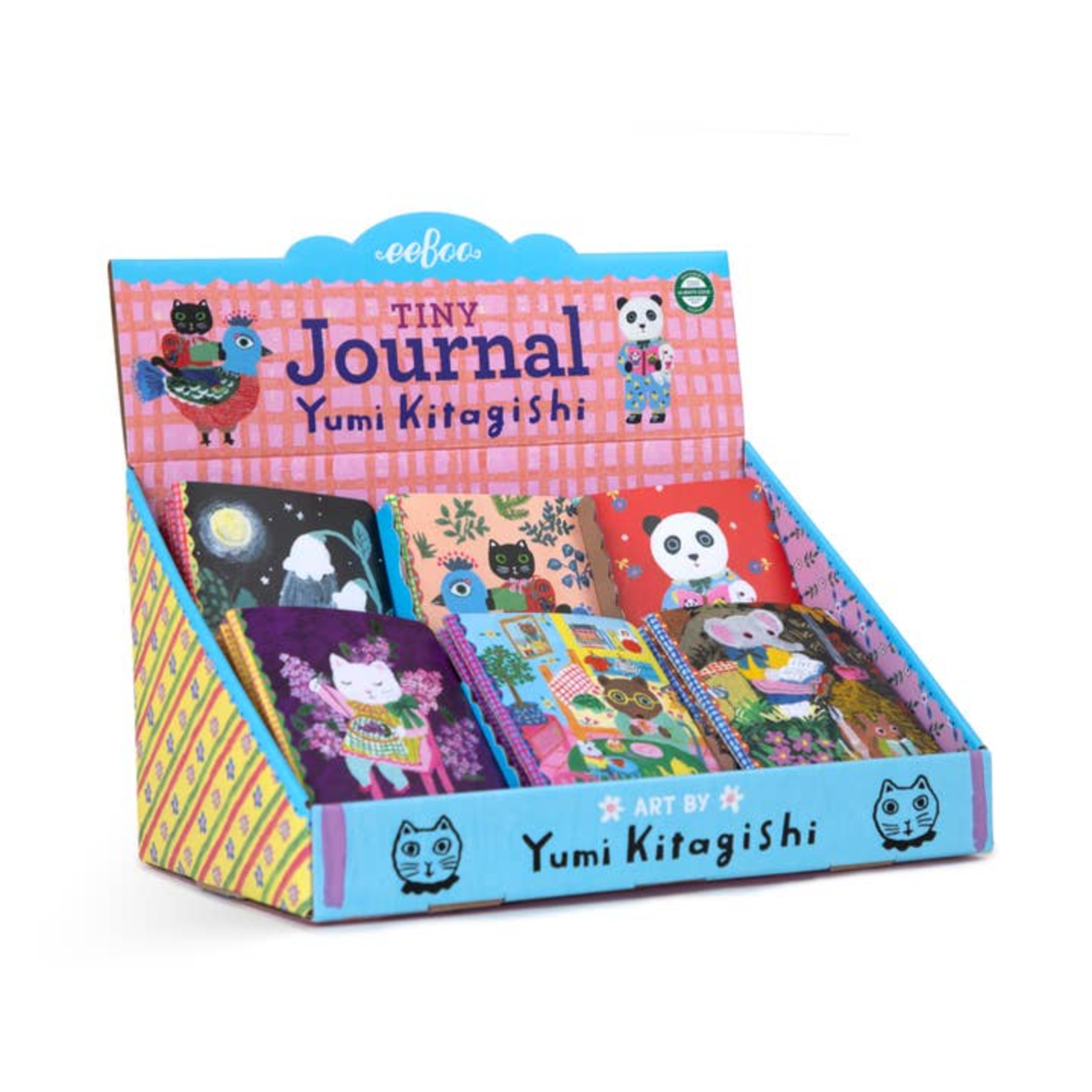 eeboo Yumi Kitagishi Tiny Journal Asstd - The Periwinkle Shoppe
