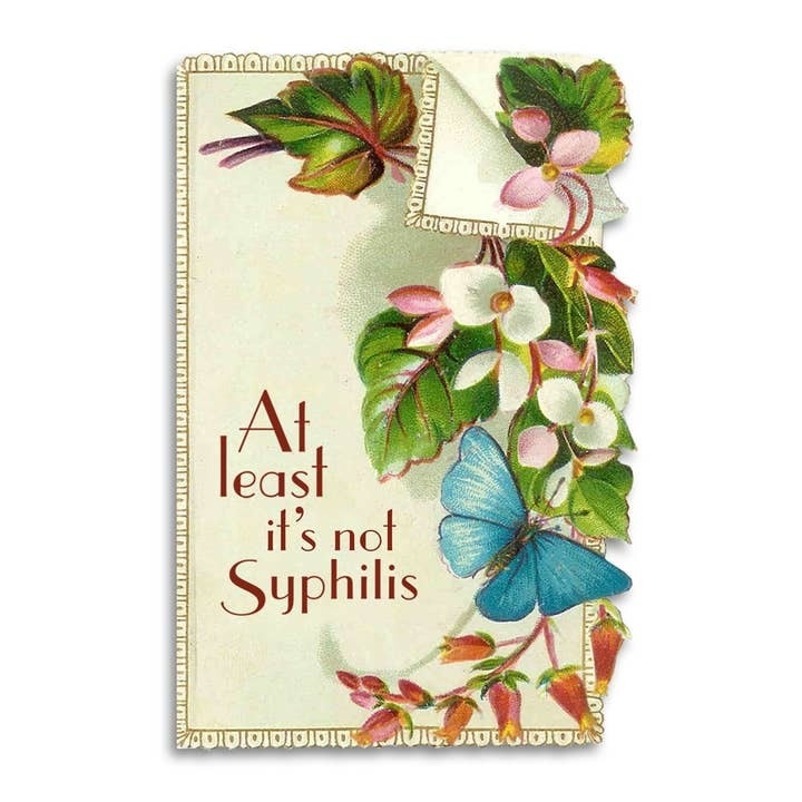 Syphilis Get Well Card - The Periwinkle Shoppe
