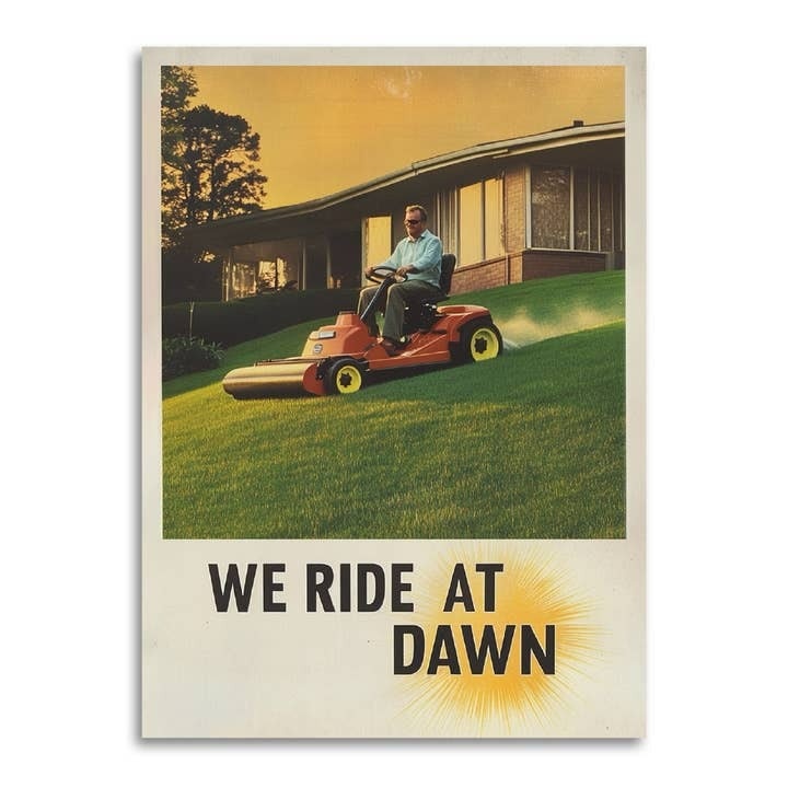 Ride at Dawn Funny Fathers Day Card - The Periwinkle Shoppe