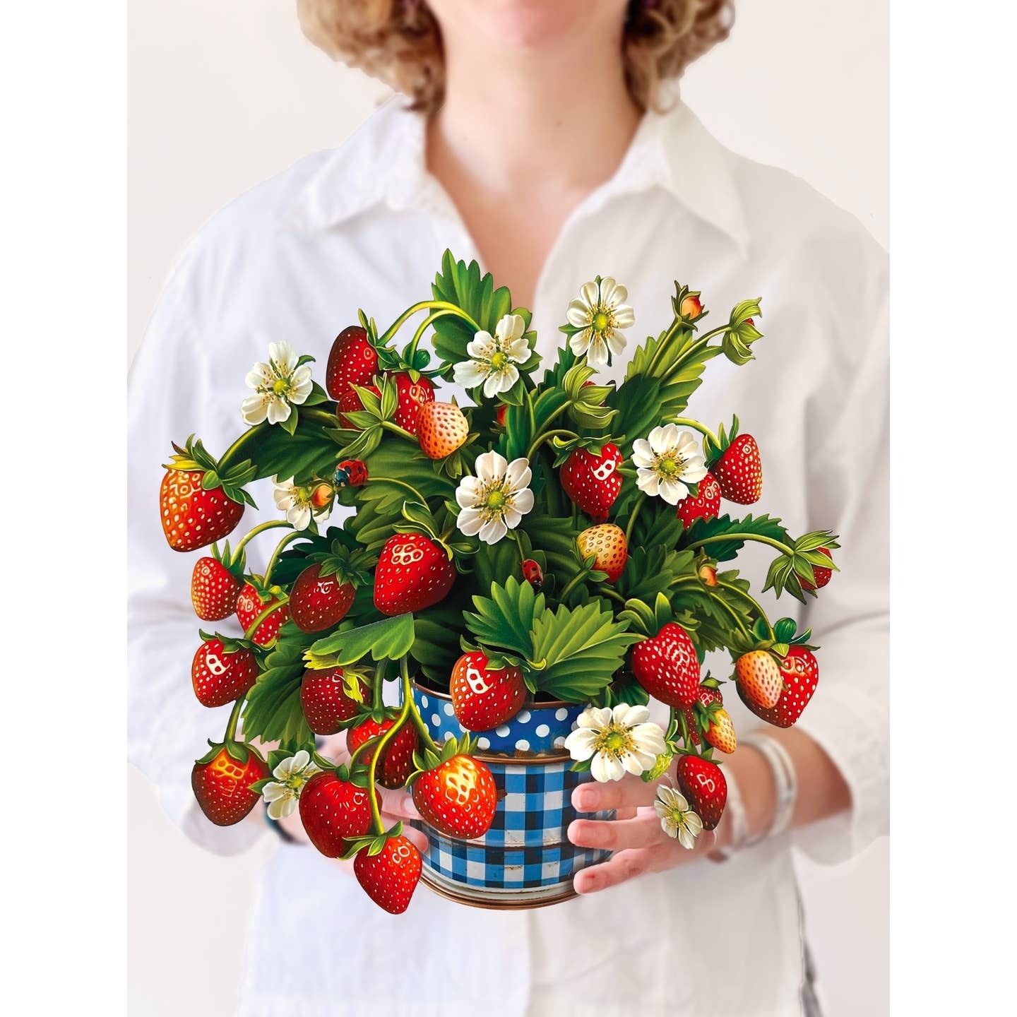 Fresh Cut Paper Classic Pop Up Floral Bouquet Card - The Periwinkle Shoppe