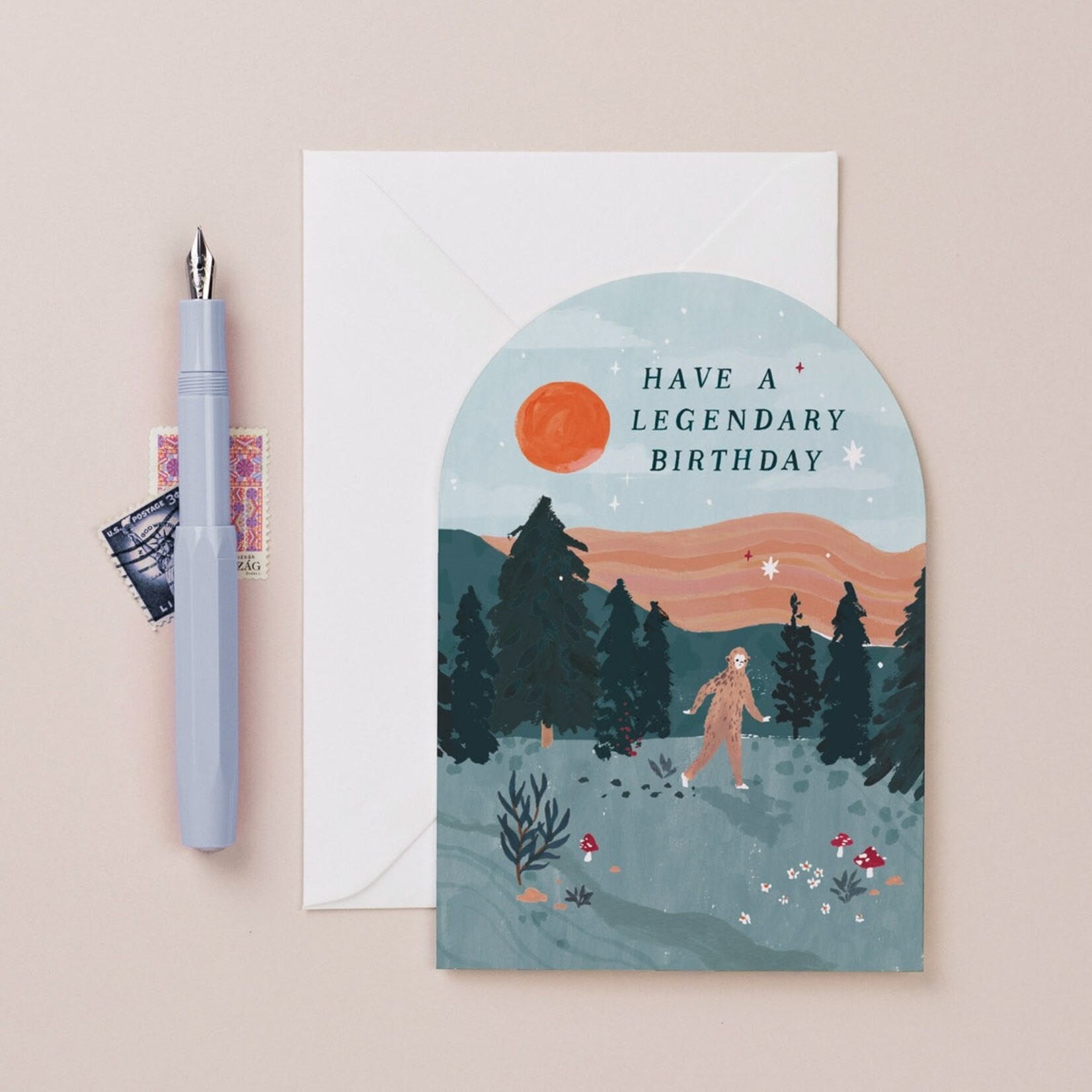 Sister Paper Co. Legendary Bigfoot Birthday Card - The Periwinkle Shoppe