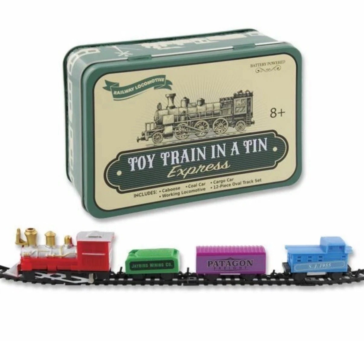 Master Toy & Novelties Toy Train Set in Tin Box Battery Operated - The ...