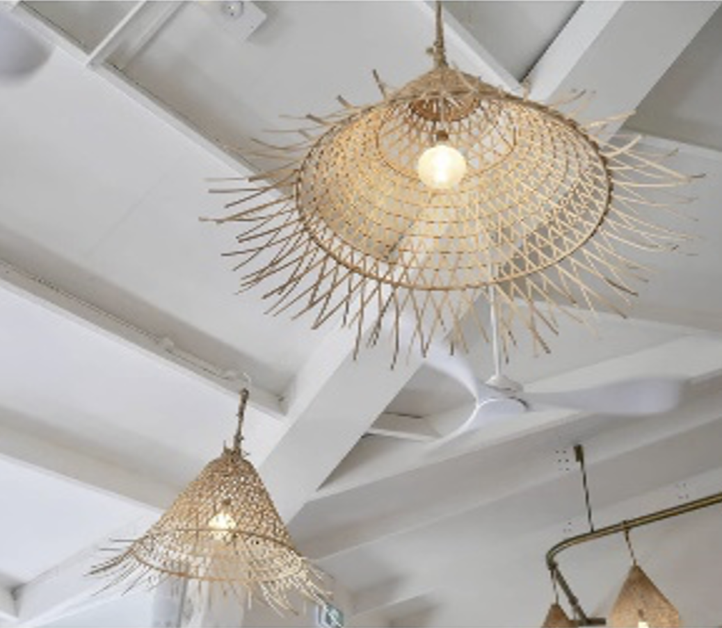 Abat-jour KOJONG en rotin Ø 50 Cm - TIKI