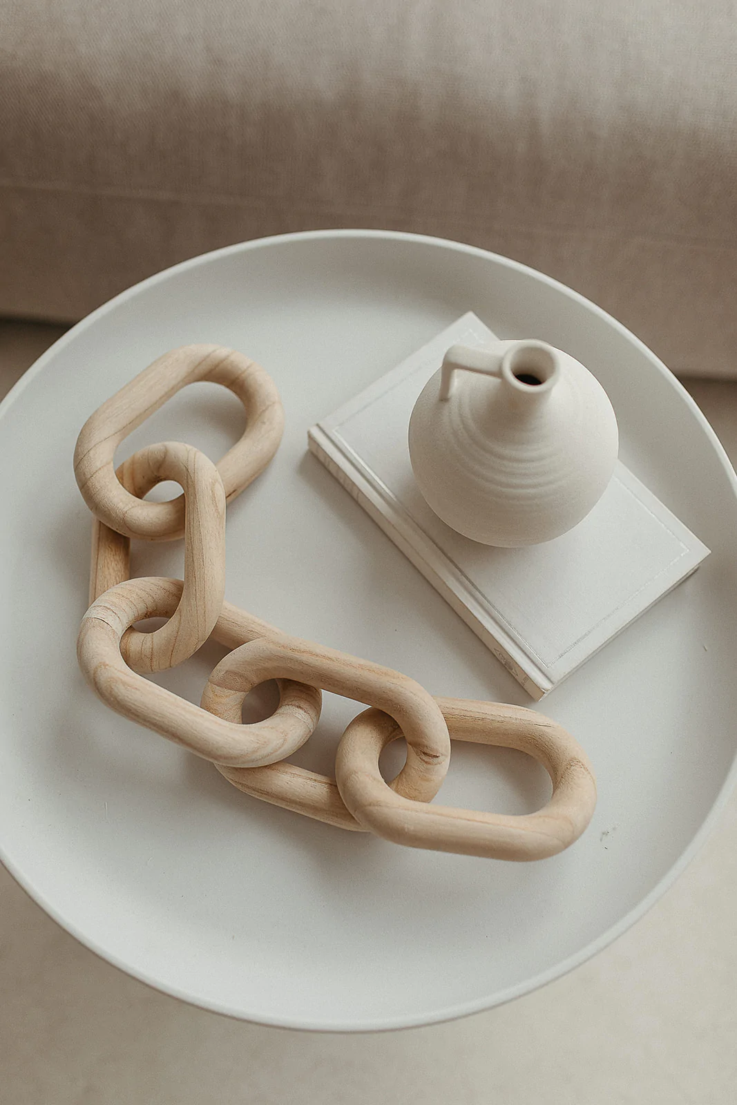 Wood Chain Link - Natural - Copper Alley Gift Boutique