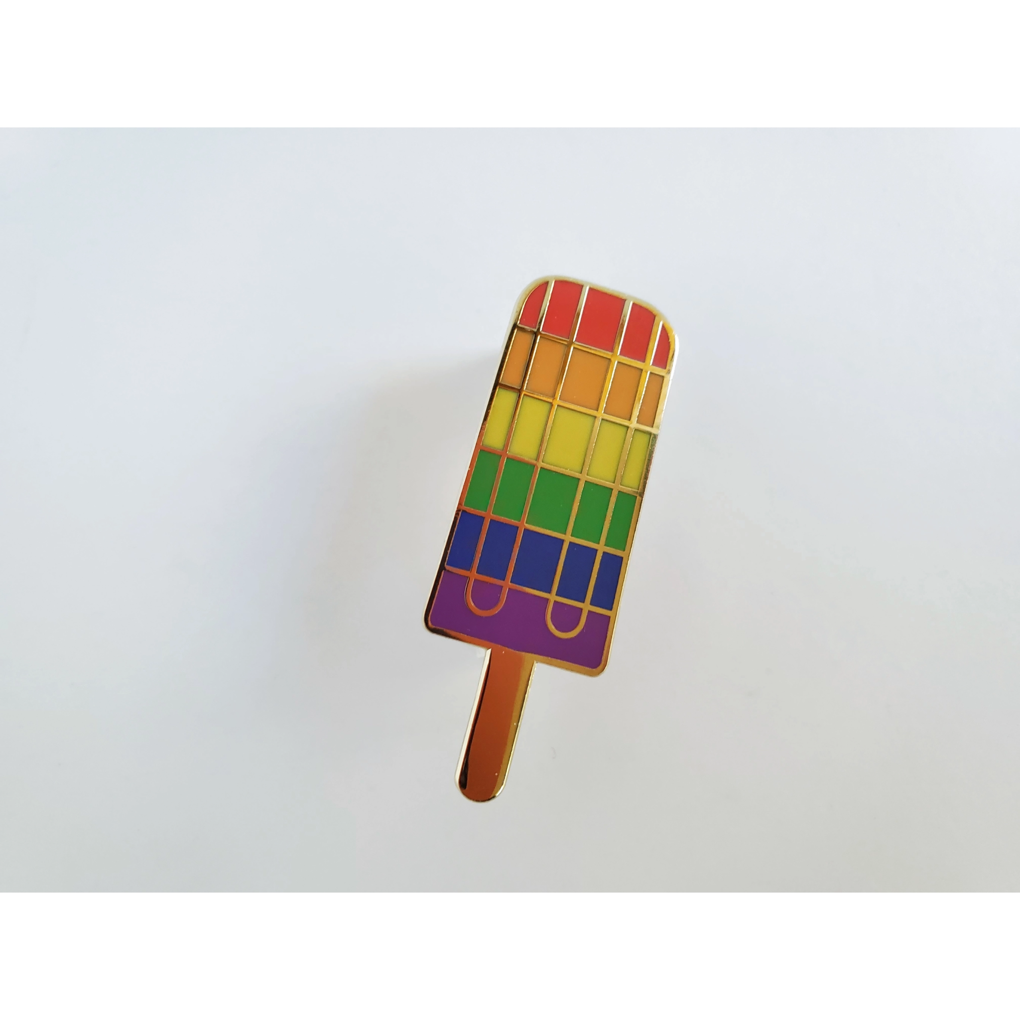 Rainbow Popsicle Pin - Copper Alley Gift Boutique