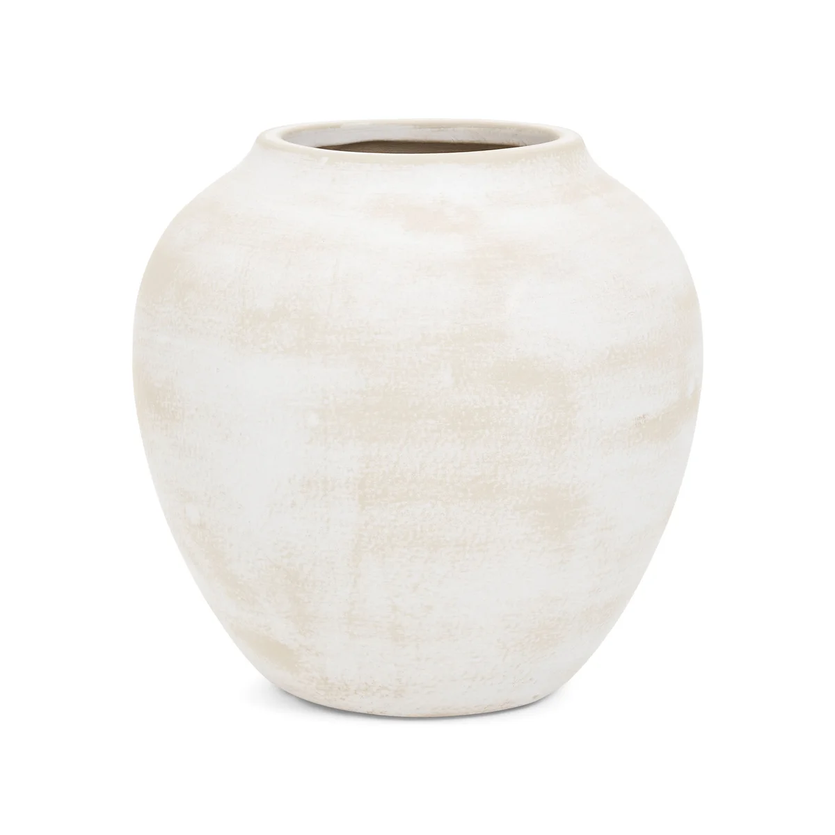 Ceramic Whitewash Sand Vase - Copper Alley Gift Boutique