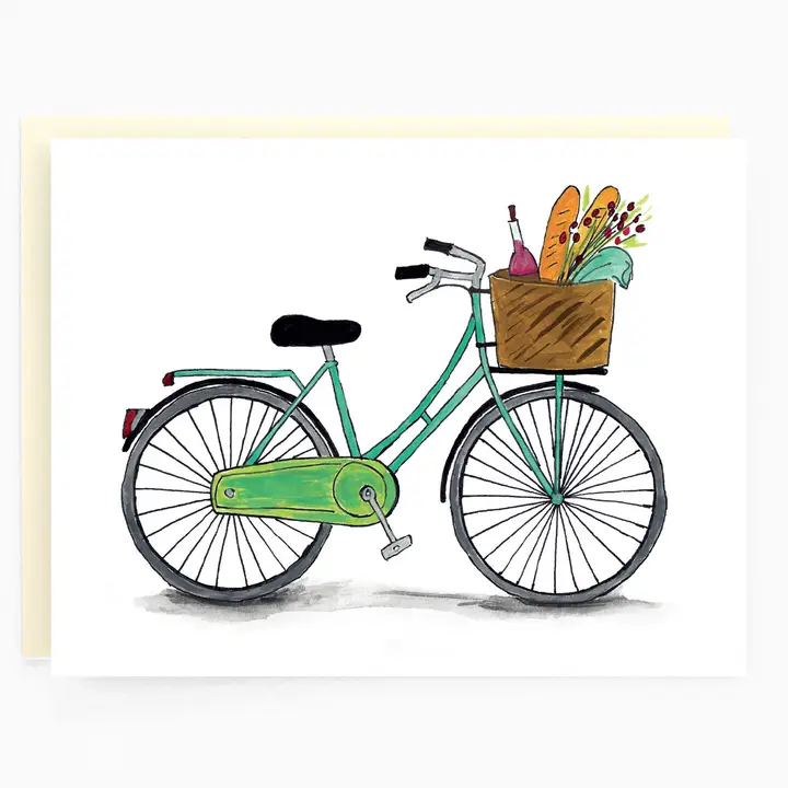 Blank Bike Card - Copper Alley Gift Boutique