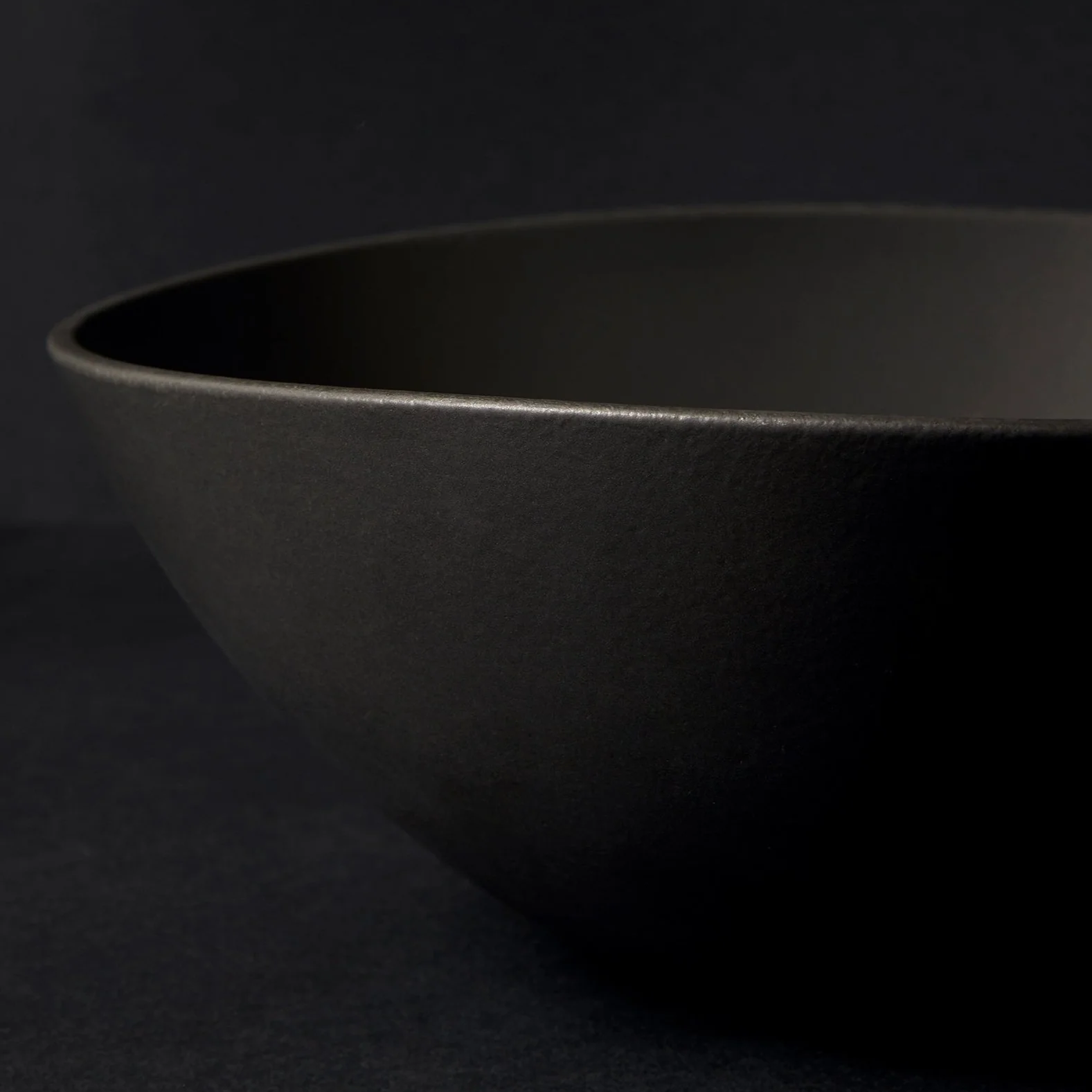 Stoneware Serving Bowl - Matte Black - Copper Alley Gift Boutique