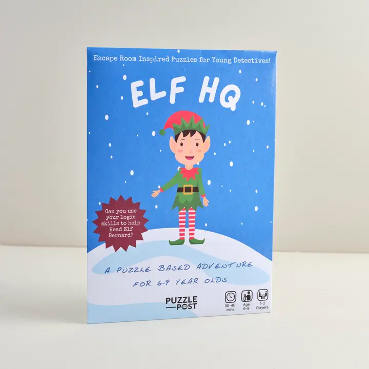 Children's Christmas Escape Room Game - Elf HQ - Copper Alley Gift Boutique