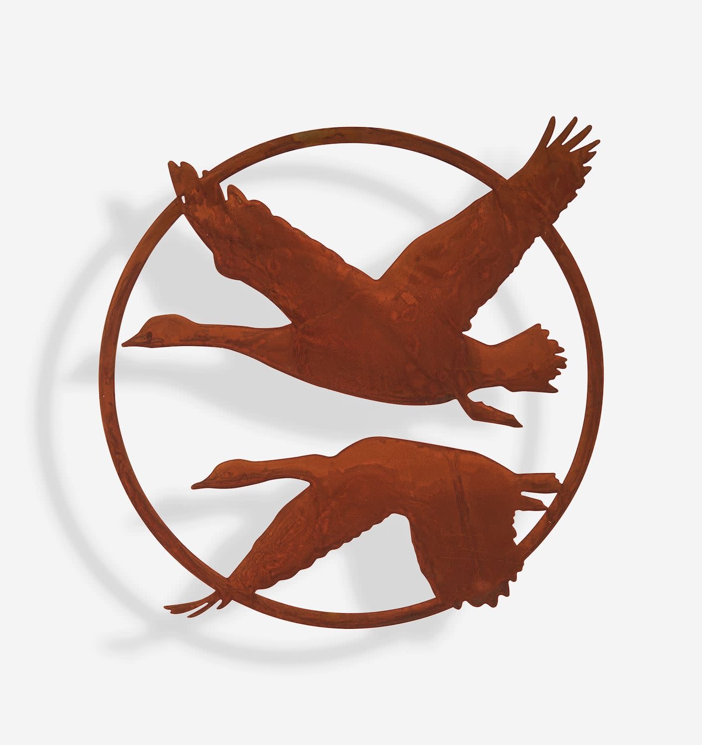 Metal Geese Wall Art - Copper Alley Gift Boutique