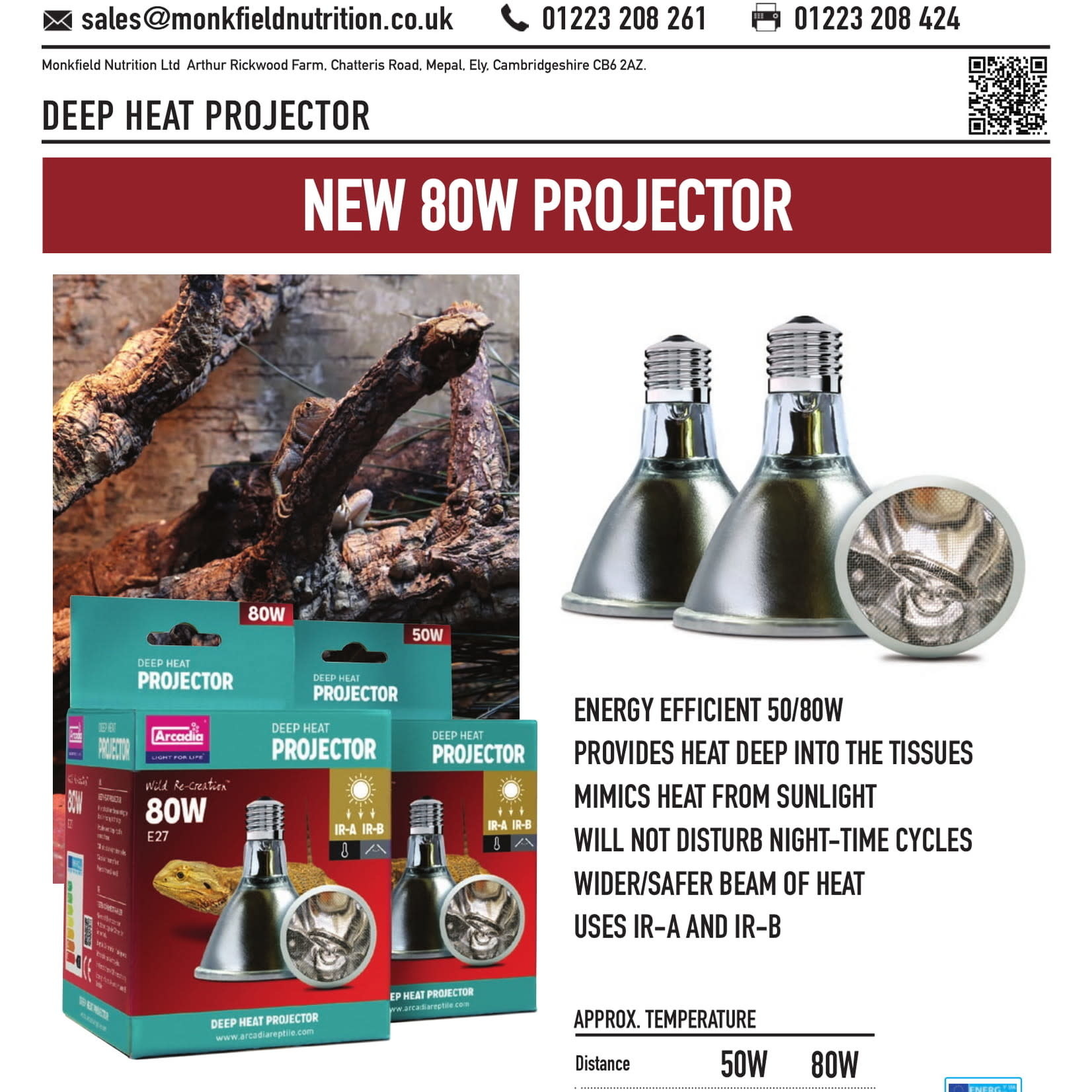 Arcadia Deep Heat Projector - Roonami