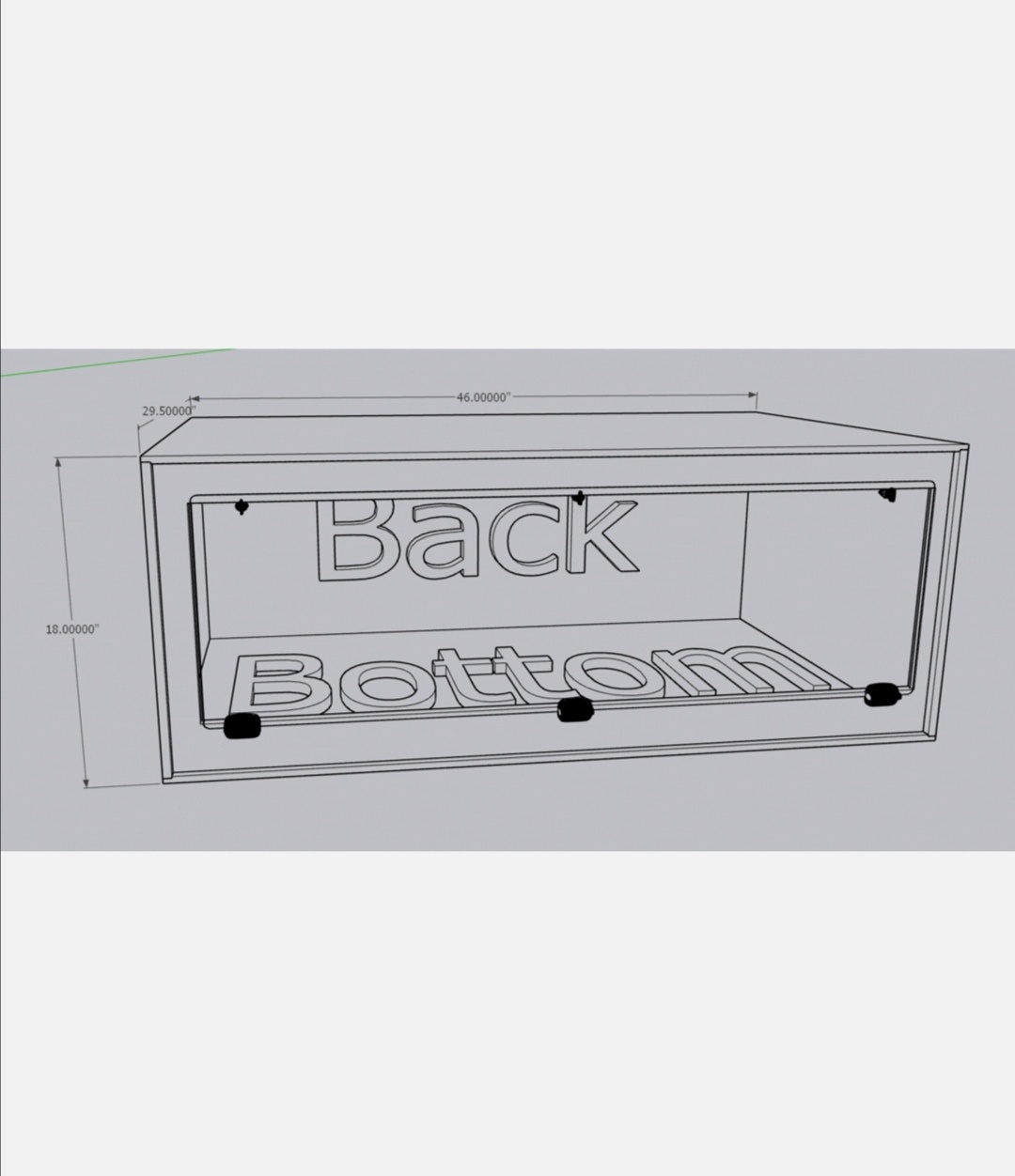 PVC Enclosure 46"x30"x18" - Roonami