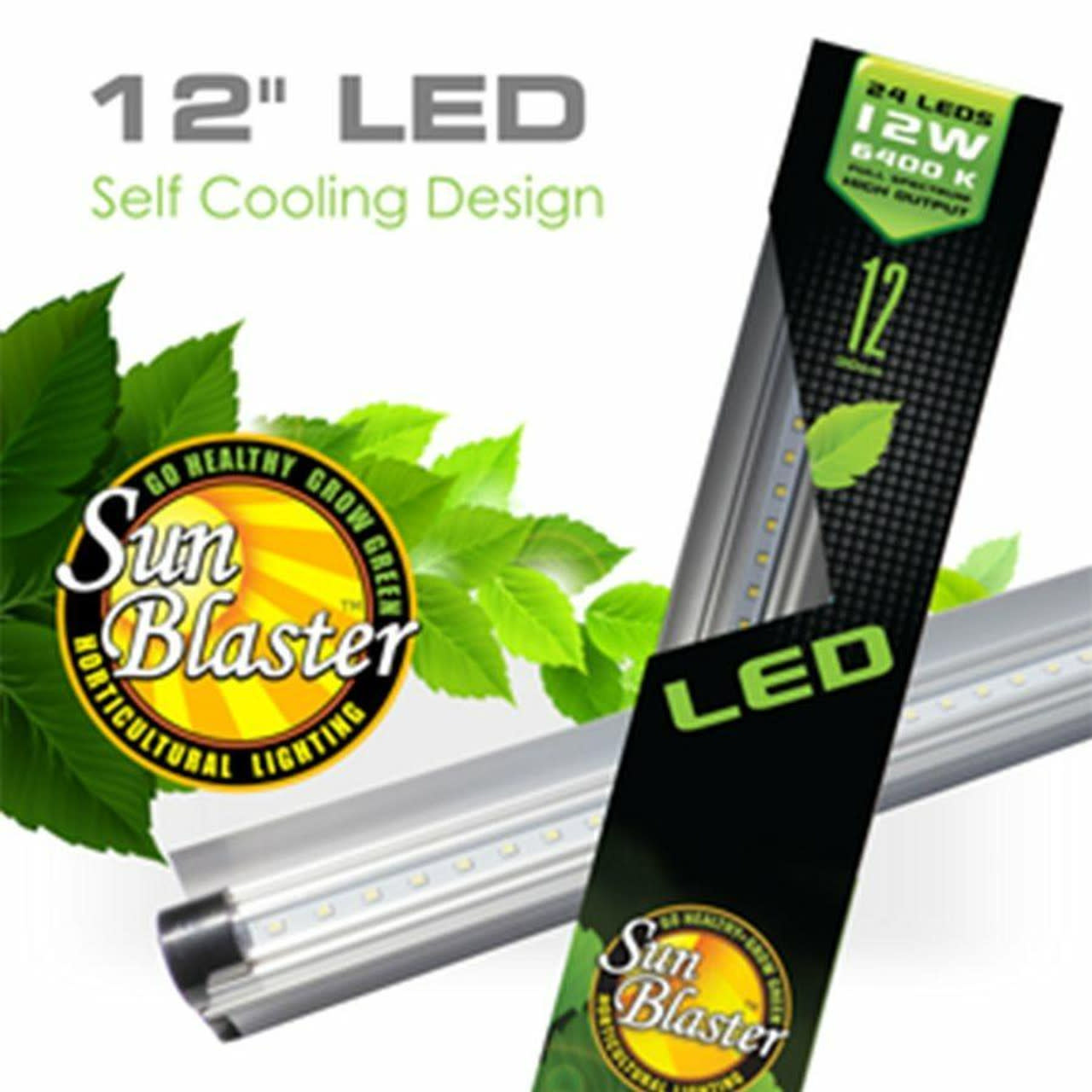 SunBlaster 12" LED Strip Light 12W 6400K - Roonami