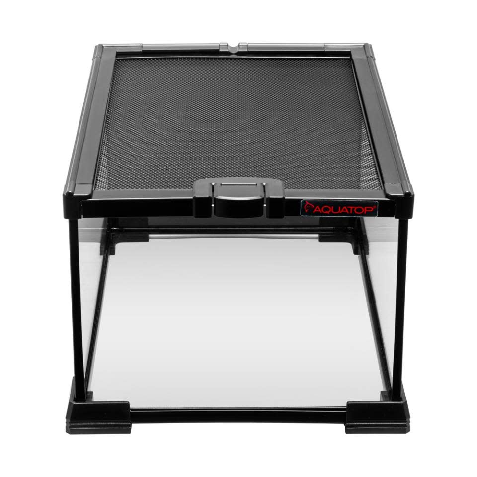 Aquatop 2.5-Gal Terrarium with Mesh Top 7.87 x 11.81 x 6.30 inch - Roonami