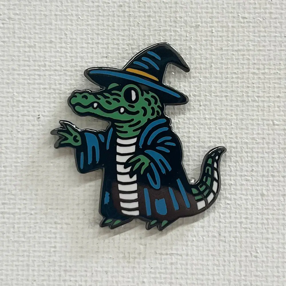 Strike Gently Co Gator Mage Pin - Roonami