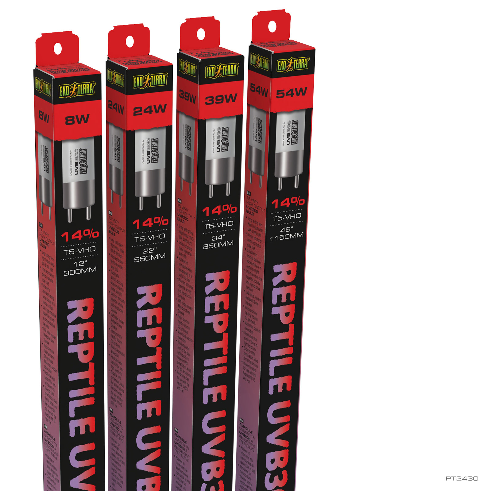 Exo Terra Reptile UVB300 14% T5VHO (sizes) - Roonami