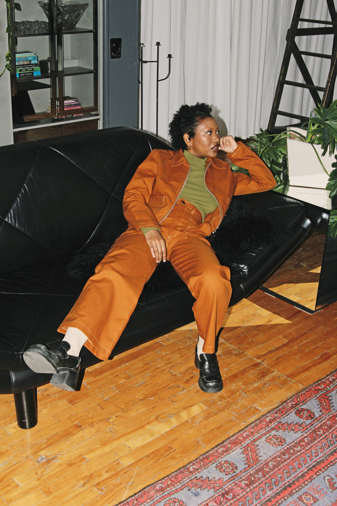 Studio Citizen Zipper Jacket in Tawny Brown - CITIZEN VINTAGE