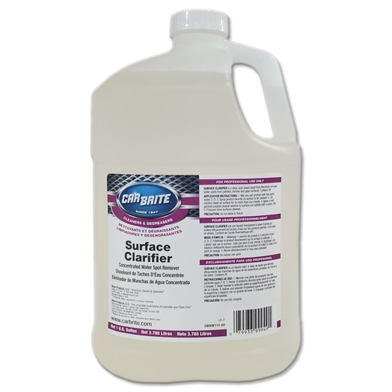 Car Brite Surface Clarifier (GAL) - iRep Auto Detail Supply