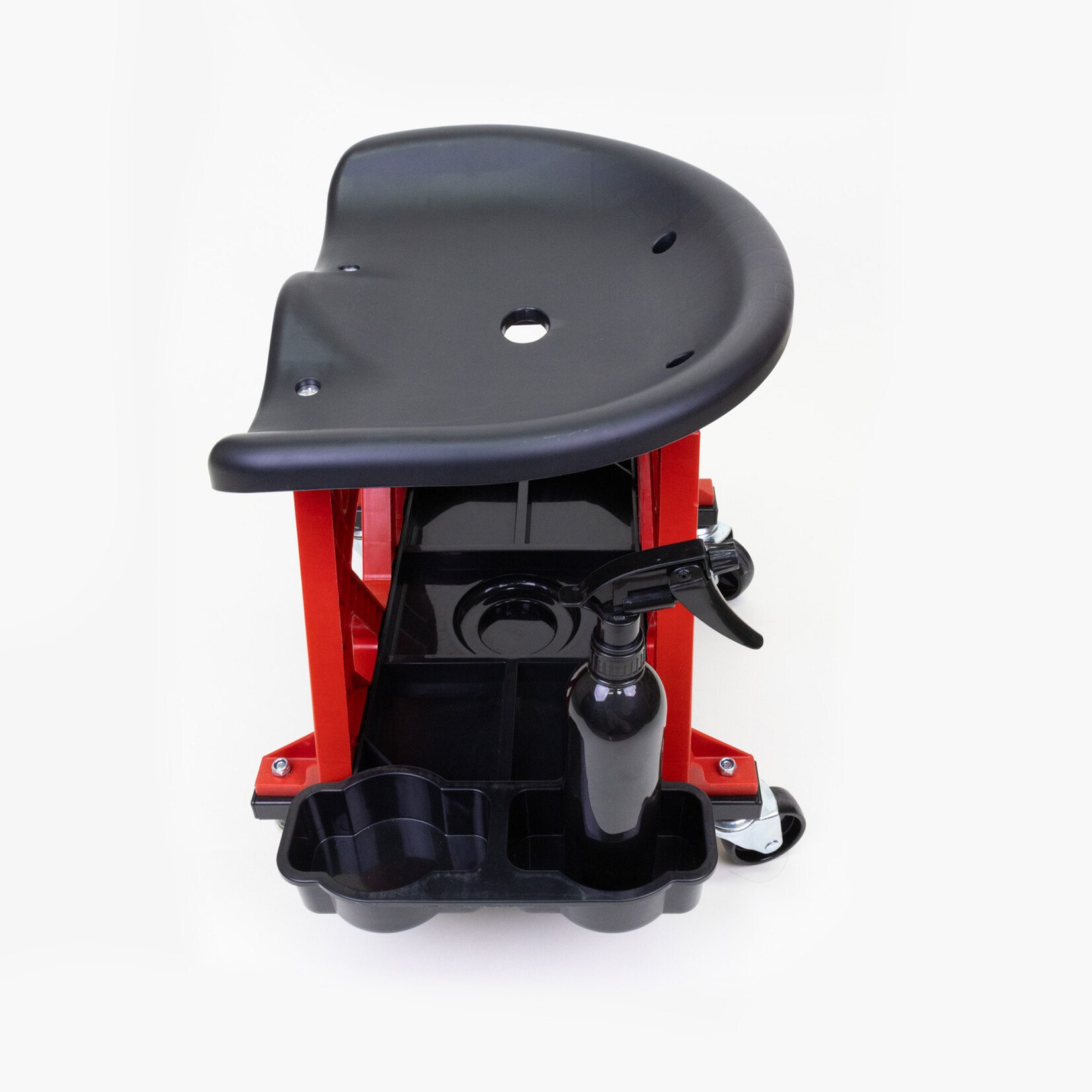 The Creeper Rolling Detail Stool w/ Organizer Shelf - iRep Auto Detail ...