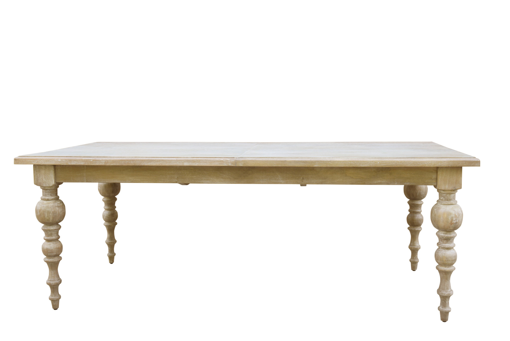 Southern Sky Bristol Dining Table w/ Butterfly Leaf- New White Wash ...