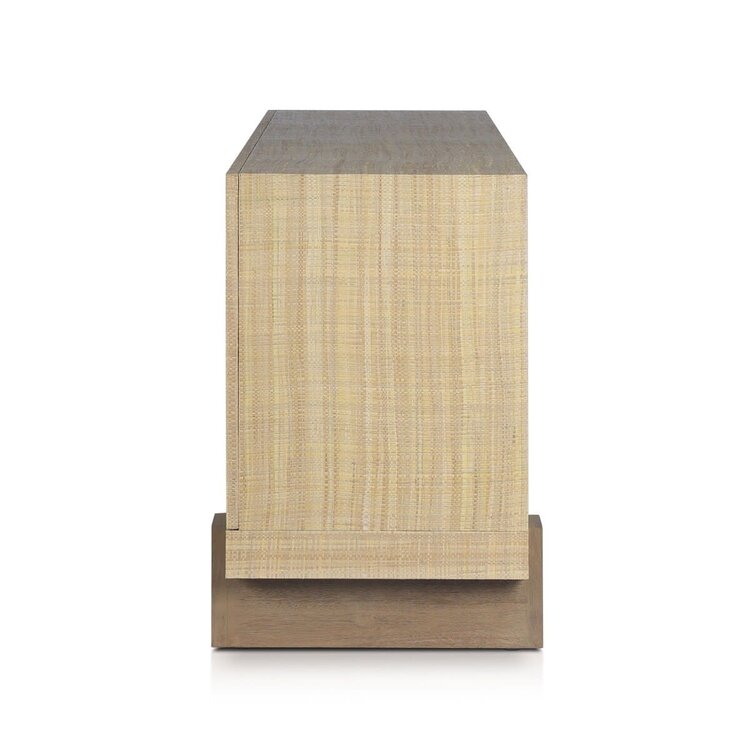 Hatch Sideboard- Natural Raffia - Jes & Gray Living