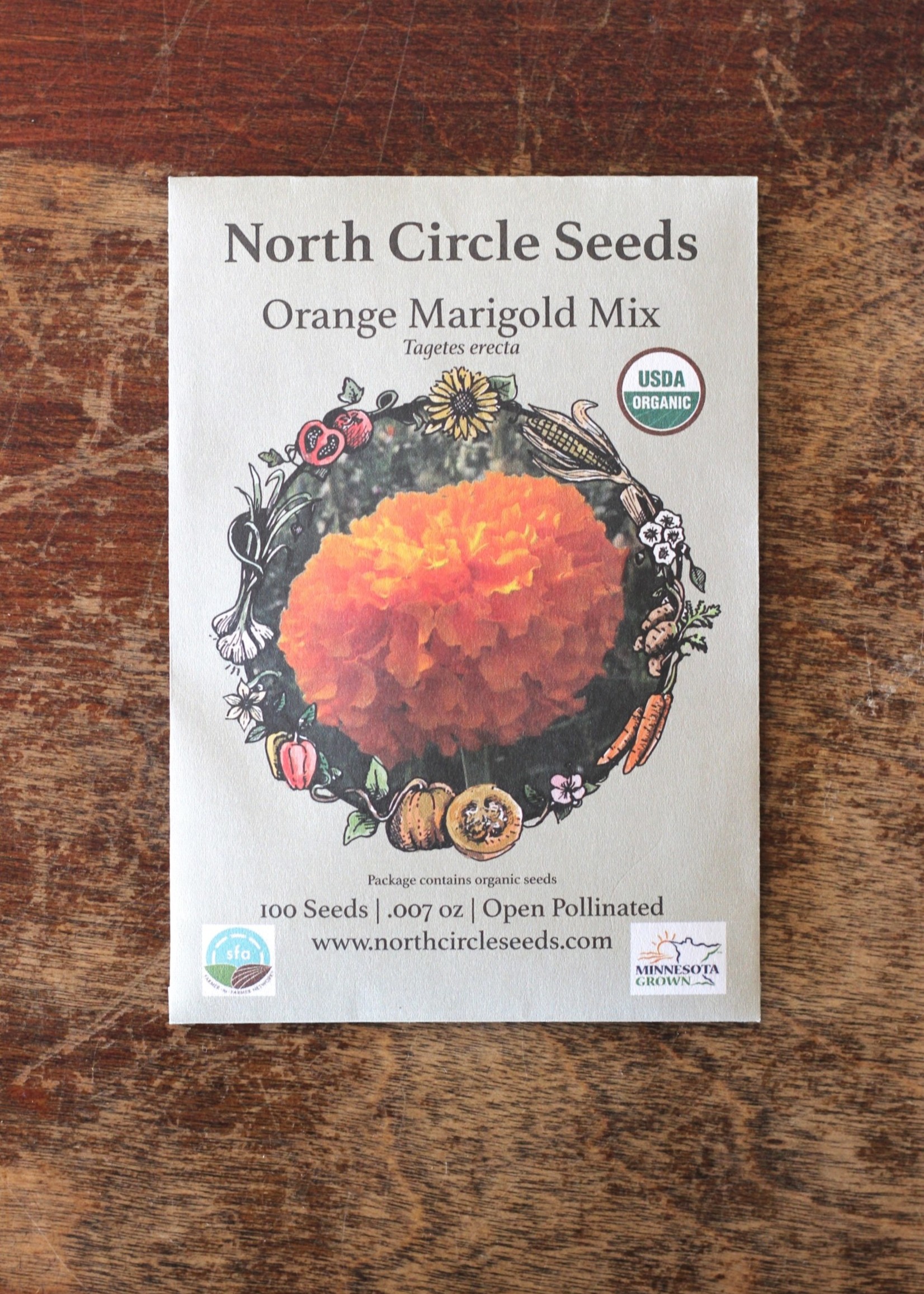Marigold Seed Packet
