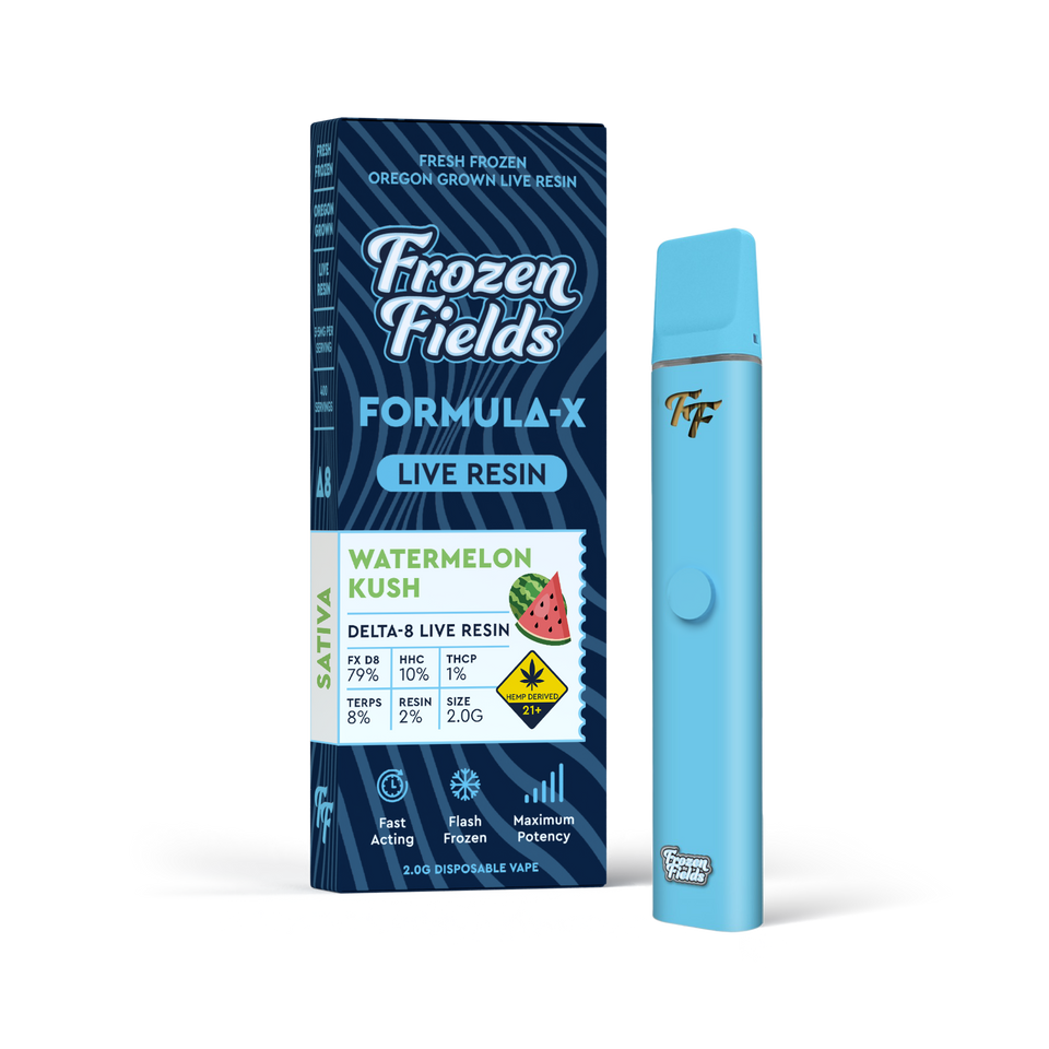 Frozen Fields Frozen Fields - Formula-X - Disposable Vape - Live Resin ...