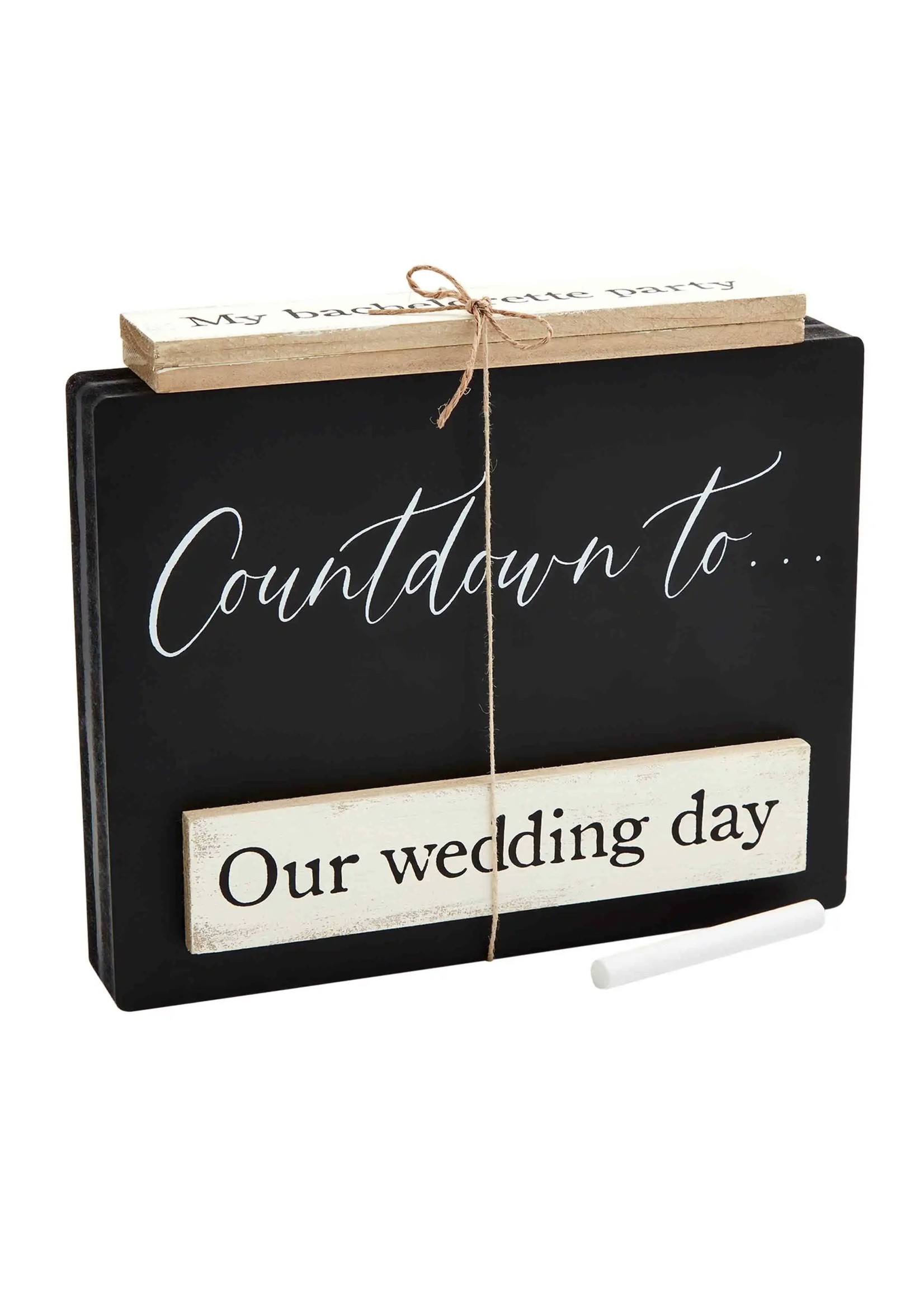 WEDDING COUNTDOWN BLOCK SET - Sage & Willow