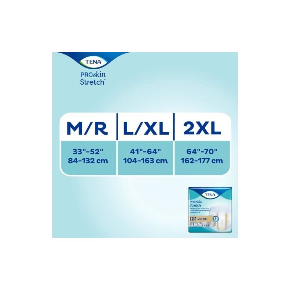 Tena Stretch Brief Ultra Large/XL 2/bx 36/bag - Box - Medi Healthcare