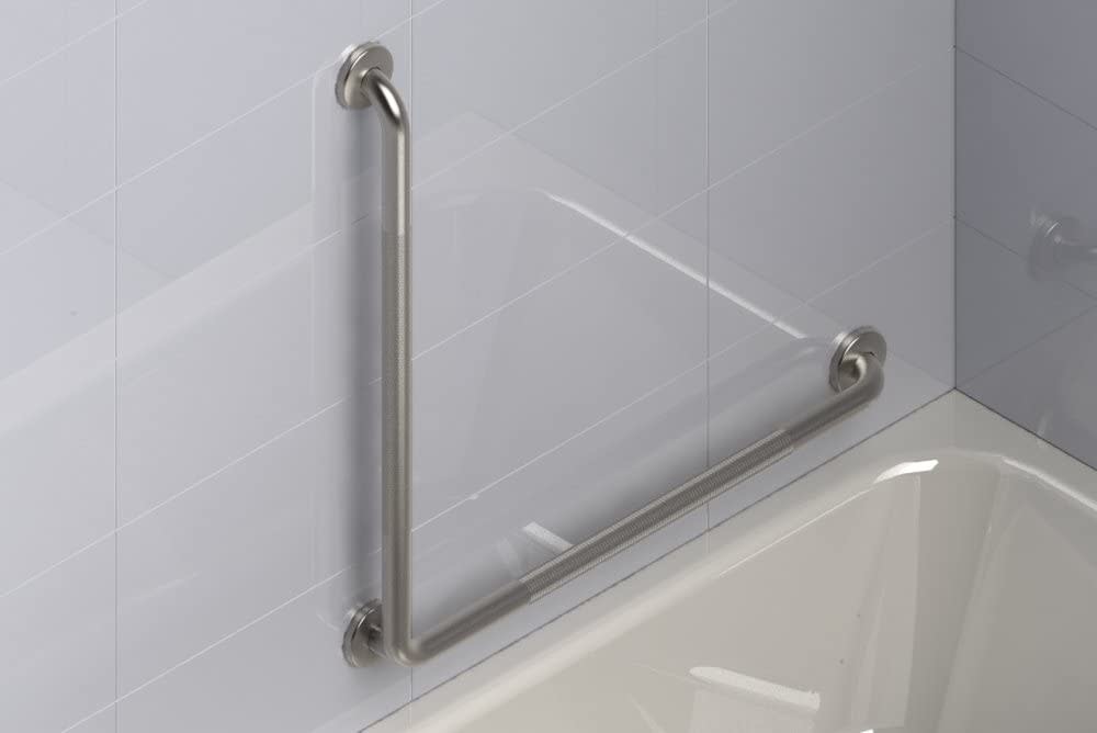Healthcraft L-shaped Grab Bar - Medi Healthcare