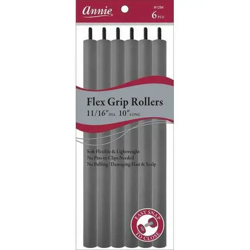 FLEX GRIP ROLLERS 10" 6 PCS - Sarebys Beauty Supply