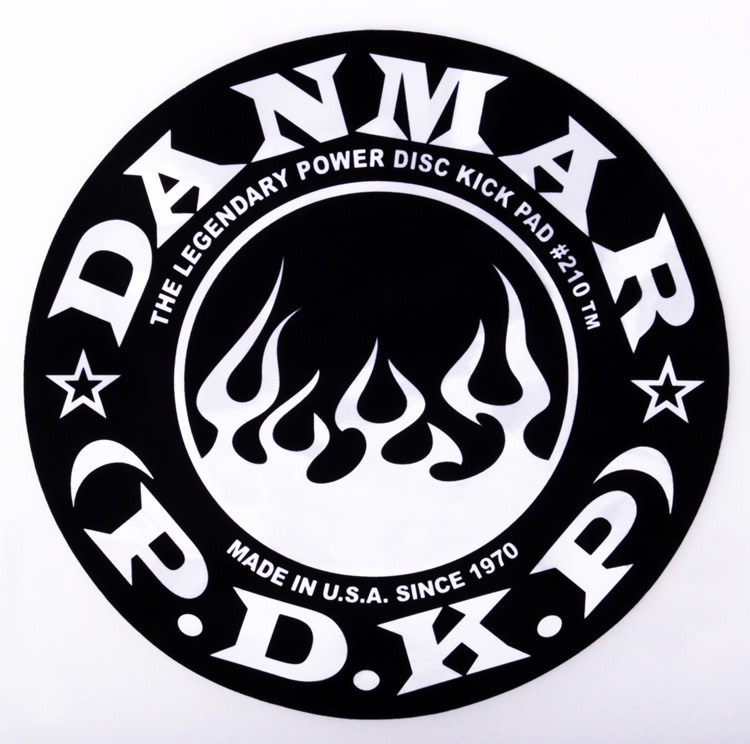 Danmar Percussion Danmar - 210FL1 - Bass Drum Impact Pad - Flame ...