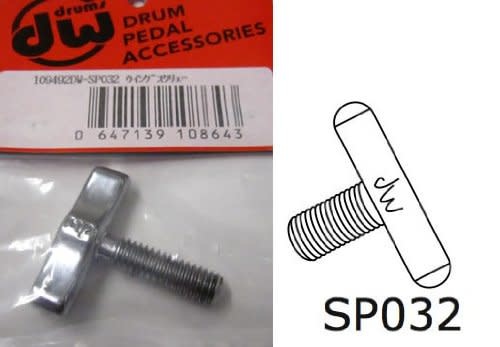 DW DW - DWSP032 - Wing Screw, Toe Clamp Block 5/16-18 X 1I ...