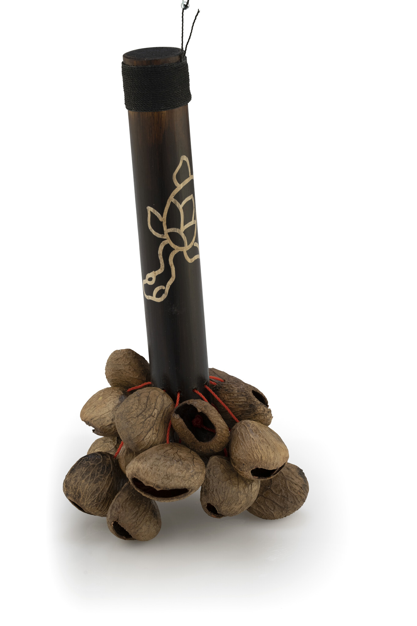 Pearl Pearl - PBPGBH12 - Pangi Nut Shaker With Bamboo Handle ...