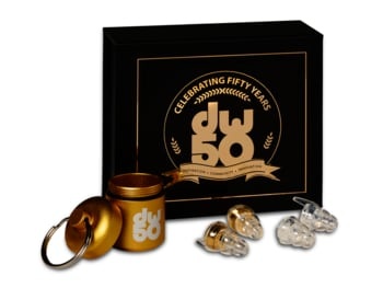 DW DW - PR60EAR - 50th Anniversary Eargasm Earplugs - Professional Drum ...
