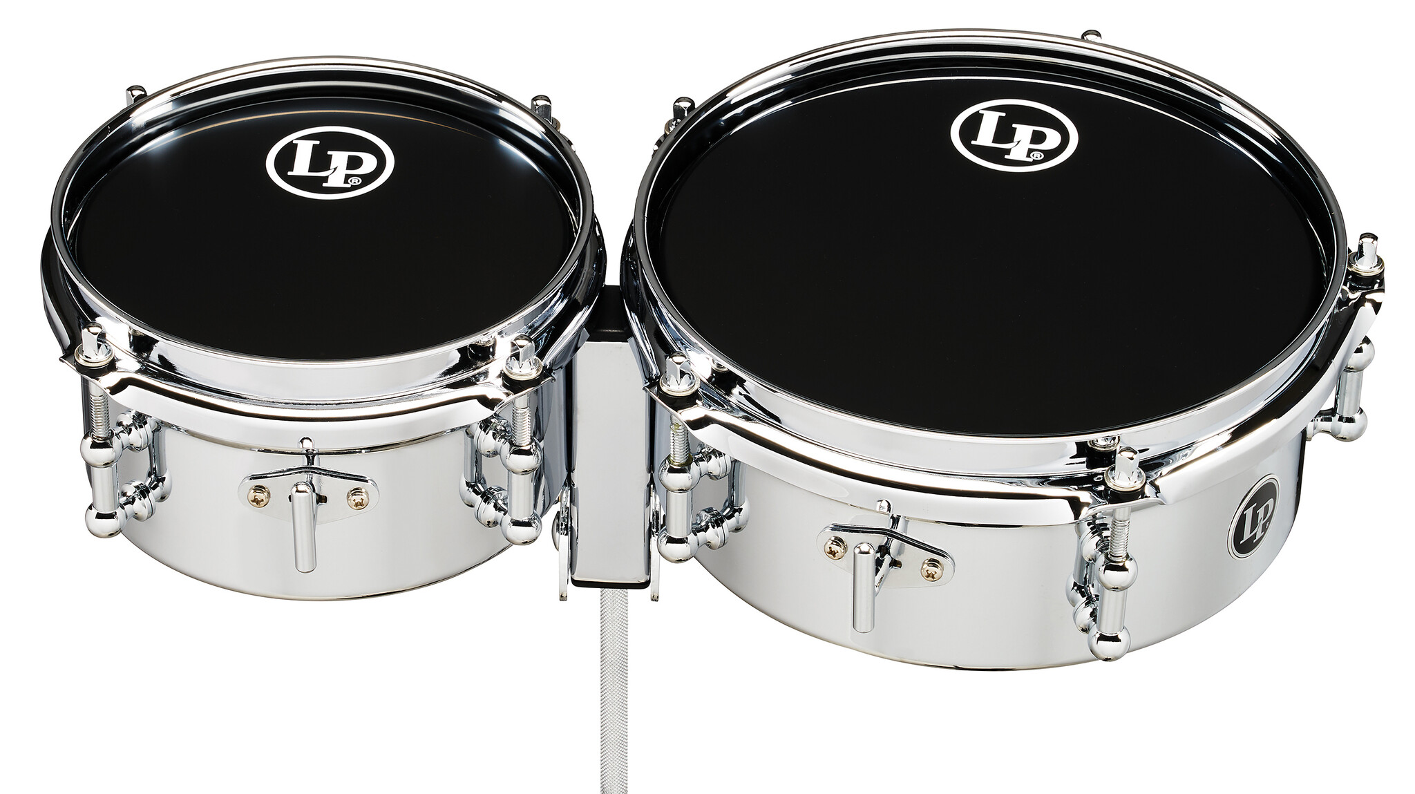 LP LP - LP845-K - 6"-8" Mini Timbales w/ Snares Mount Steel Chrome ...