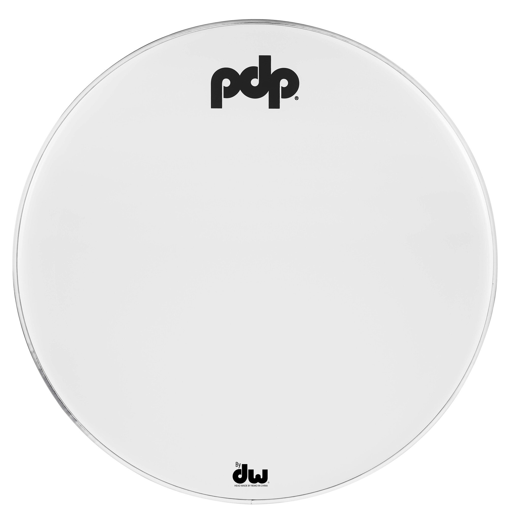 PDP PDP - PDACDH20WCKR - 20" White Coated Logo Head - Professional Drum ...